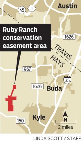 Map of Ruby Ranch conservation easement area - Buie & Co